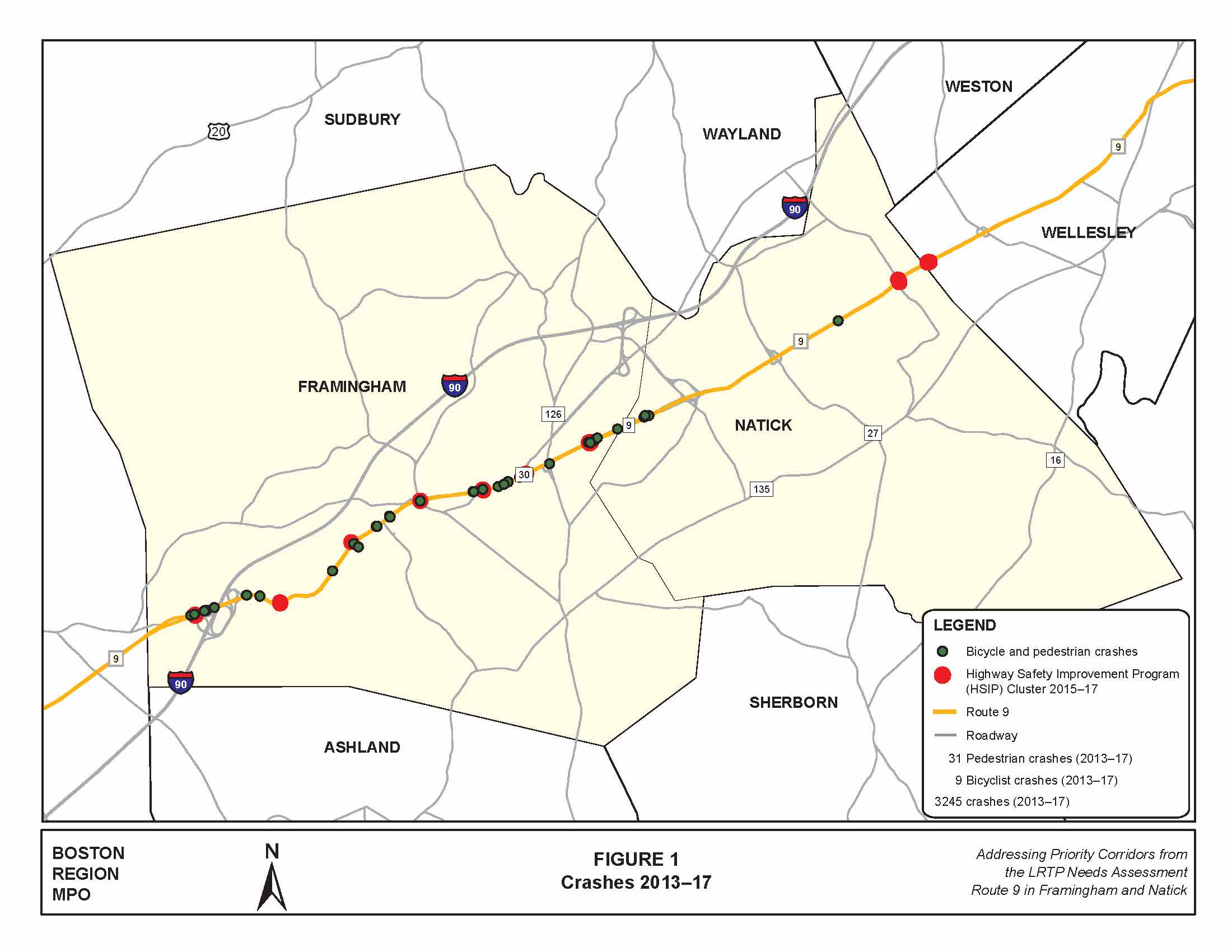 Selection of FFY 2021 LRTP Priority Corridor Study Location